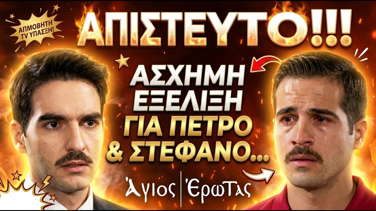 Άγιος Έρωτας - Η ΑΣΧΗΜΗ ΕΞΕΛΙΞΗ ΓΙΑ ΠΕΤΡΟ-ΣΤΕΦΑΝΟ Ο ΘΑΝΑΤΟΣ ΚΑΙ Ο ΧΑΡΗΣ ...