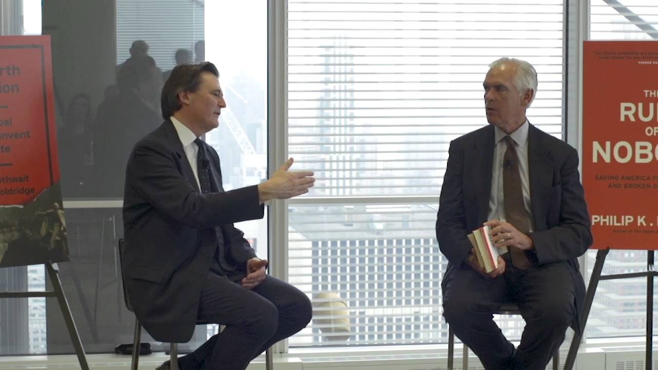 John Micklethwait & Philip K. Howard on Commissions - YouTube