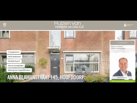Te koop: Anna Blamanstraat 145, Hoofddorp - Hoekstra en van Eck ...