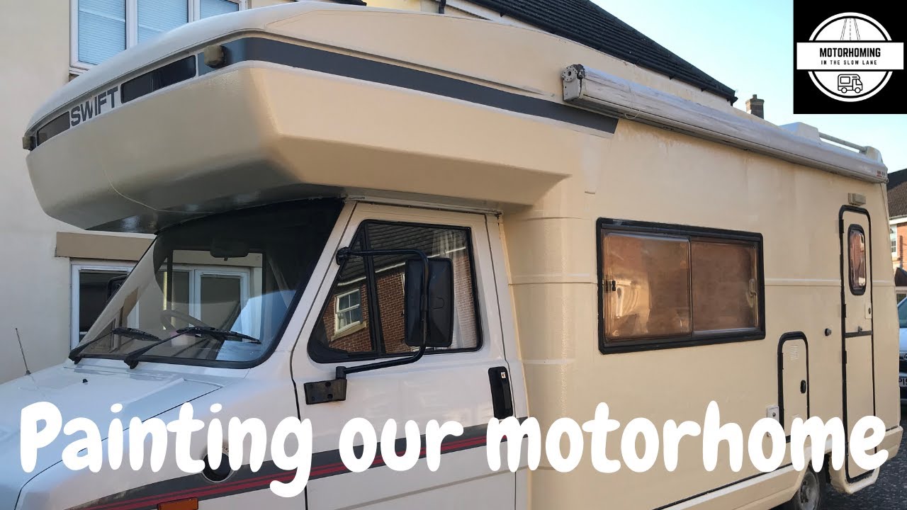 Painting our motorhome....what did we do!! - Before and after - YouTube