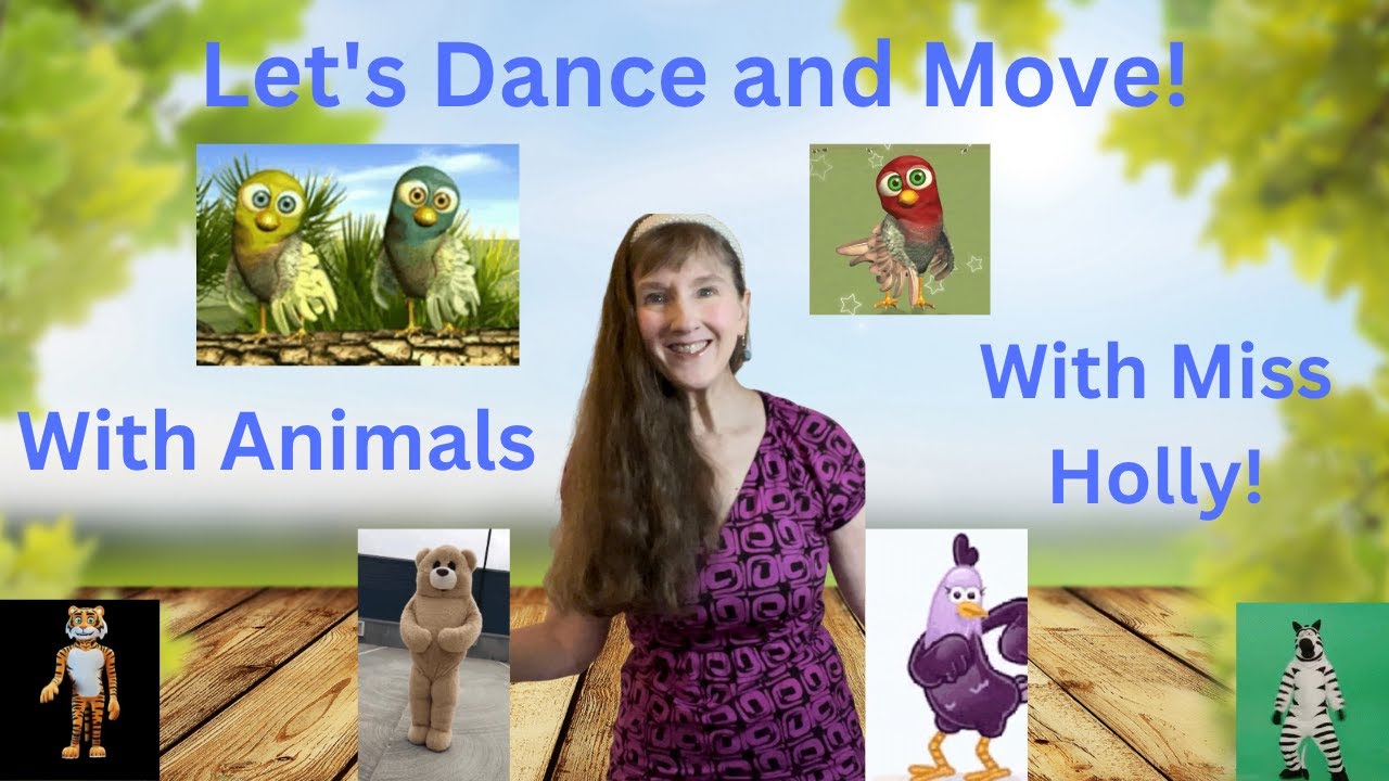 How Animals can Teach Exercise and Dance! All ages can exercise with ...