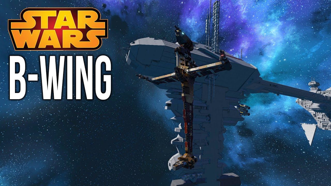 Space Engineers - B-WING Heavy Fighter! - STAR WARS! - YouTube