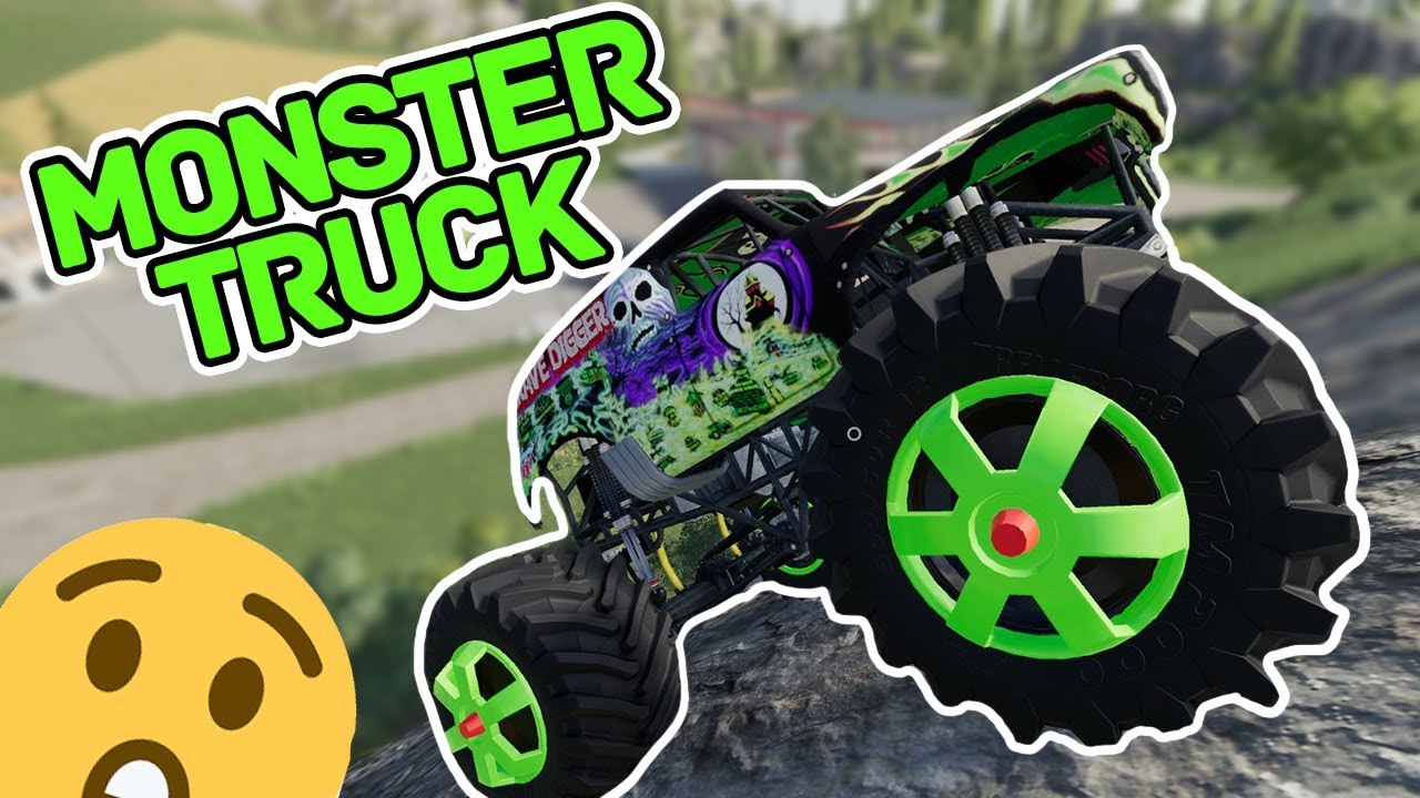 Monster Truck Grave Digger FS19 MOD - YouTube