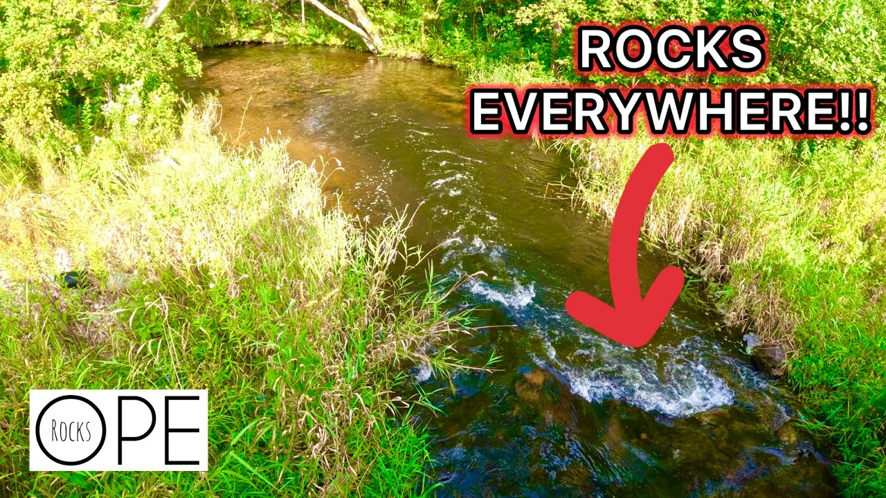 ROCKS EVERYWHERE!! Rockhounding a Wisconsin River - YouTube