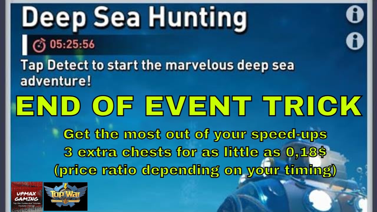 Top War Tricks - Get the most out of your deep sea hunting Detection ...