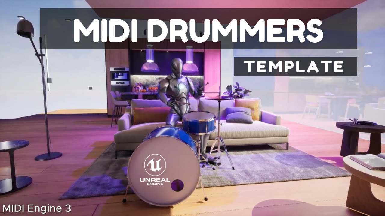 UE5 MIDI Drummer Template - YouTube
