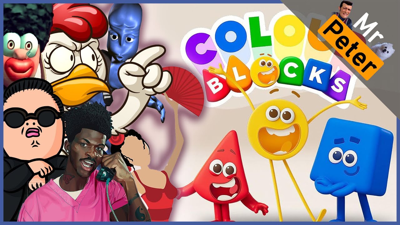 Supermix 🔹 Colourblocks ~ The Mixing Factory - YouTube