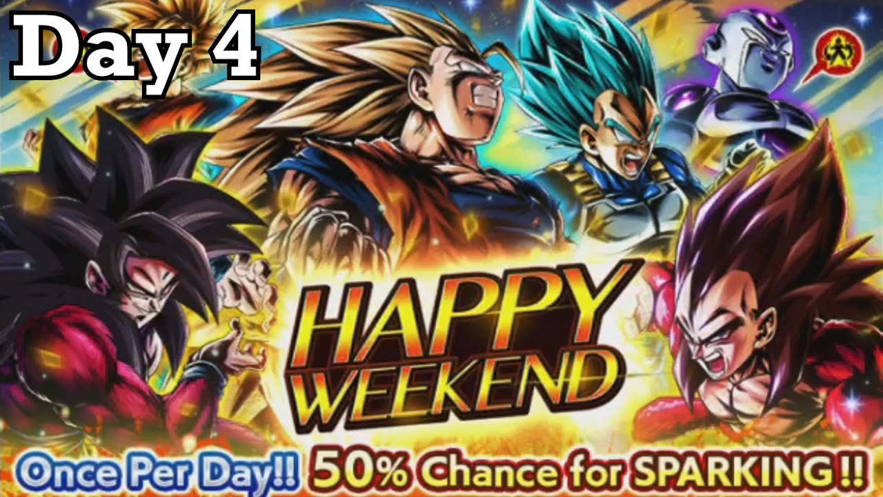 Dragon Ball Legends - "Happy Weekend" Day 4 Summons! - YouTube