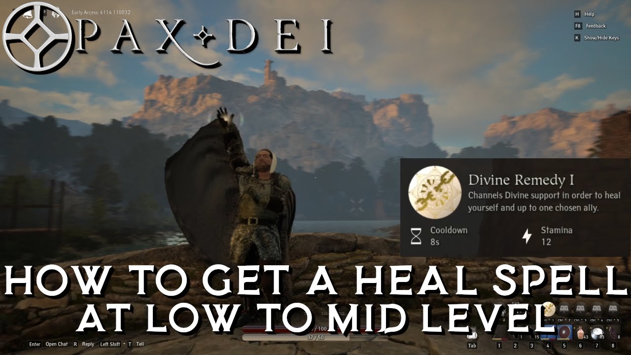 Pax Dei - How to get a healing spell - Easy low level magic - Divine ...