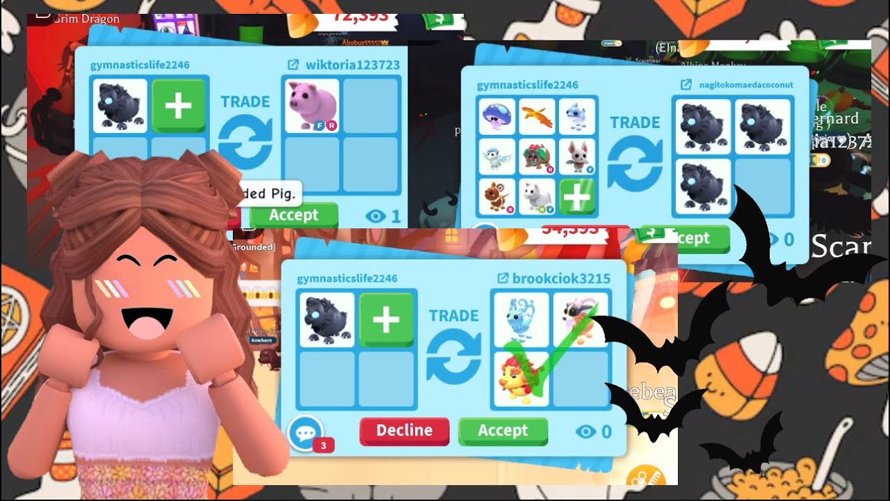 Trading ScareBears in adopt me! (CRAZY VALUE!) - YouTube