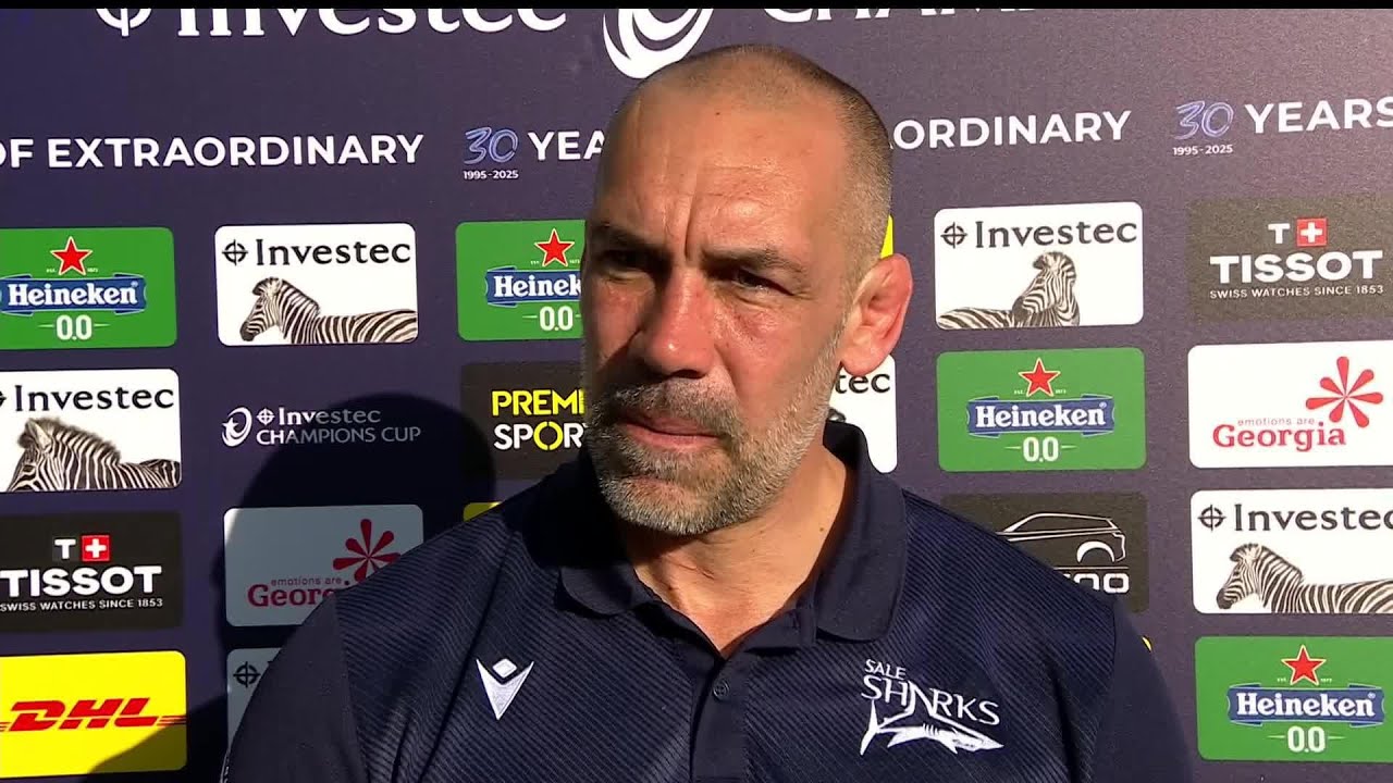 Sale Sharks' Director of Rugby Alex Sanderson - YouTube