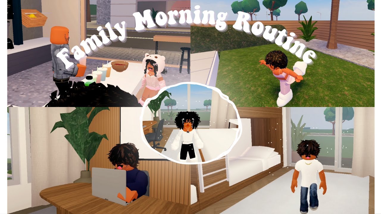 FAMILY MORNING ROUTINE (VOICED) Berry ave Family rp - YouTube