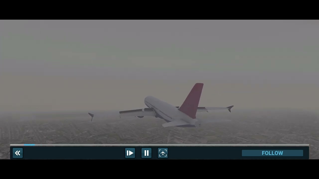 Difficult Fogy Weather With Busy Runway Flight-XWO30820 Airbus A320 ...