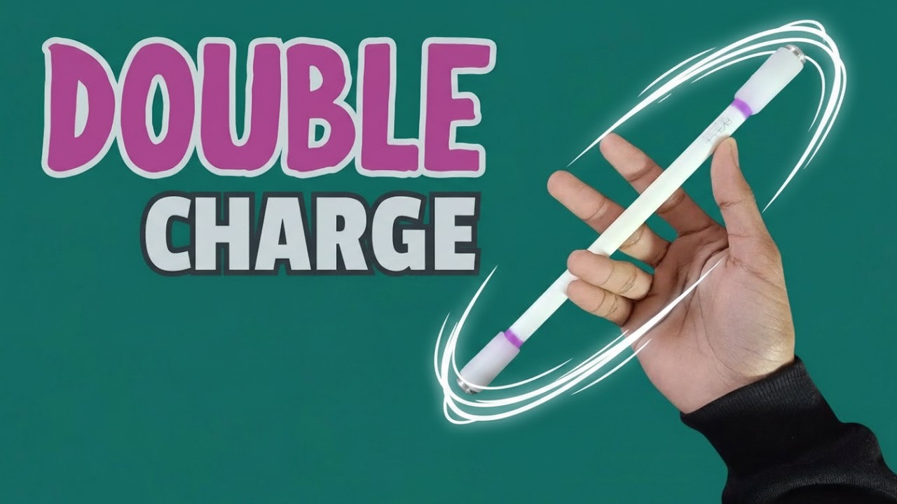 Double Charge Pen Spinning Tutorial For Beginners #doublecharge - YouTube