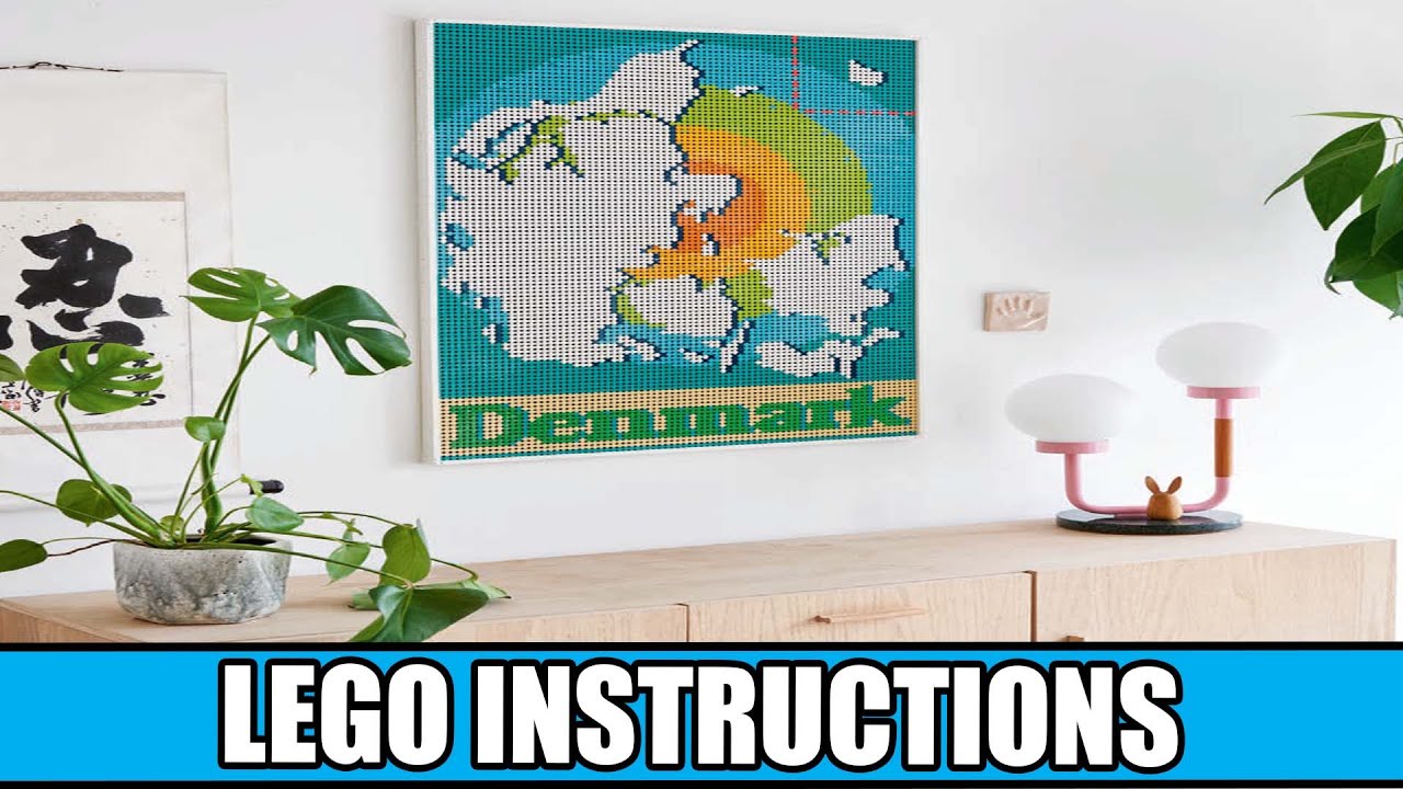 LEGO Instructions | Art | 31203 | World Map (Denmark) - YouTube