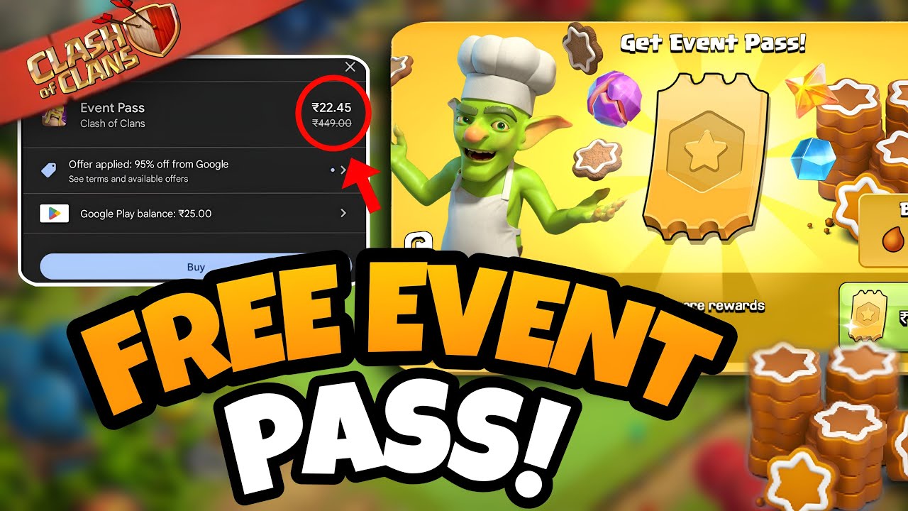 How to Claim Google Special Offer to Get FREE Event Pass in Clash of ...