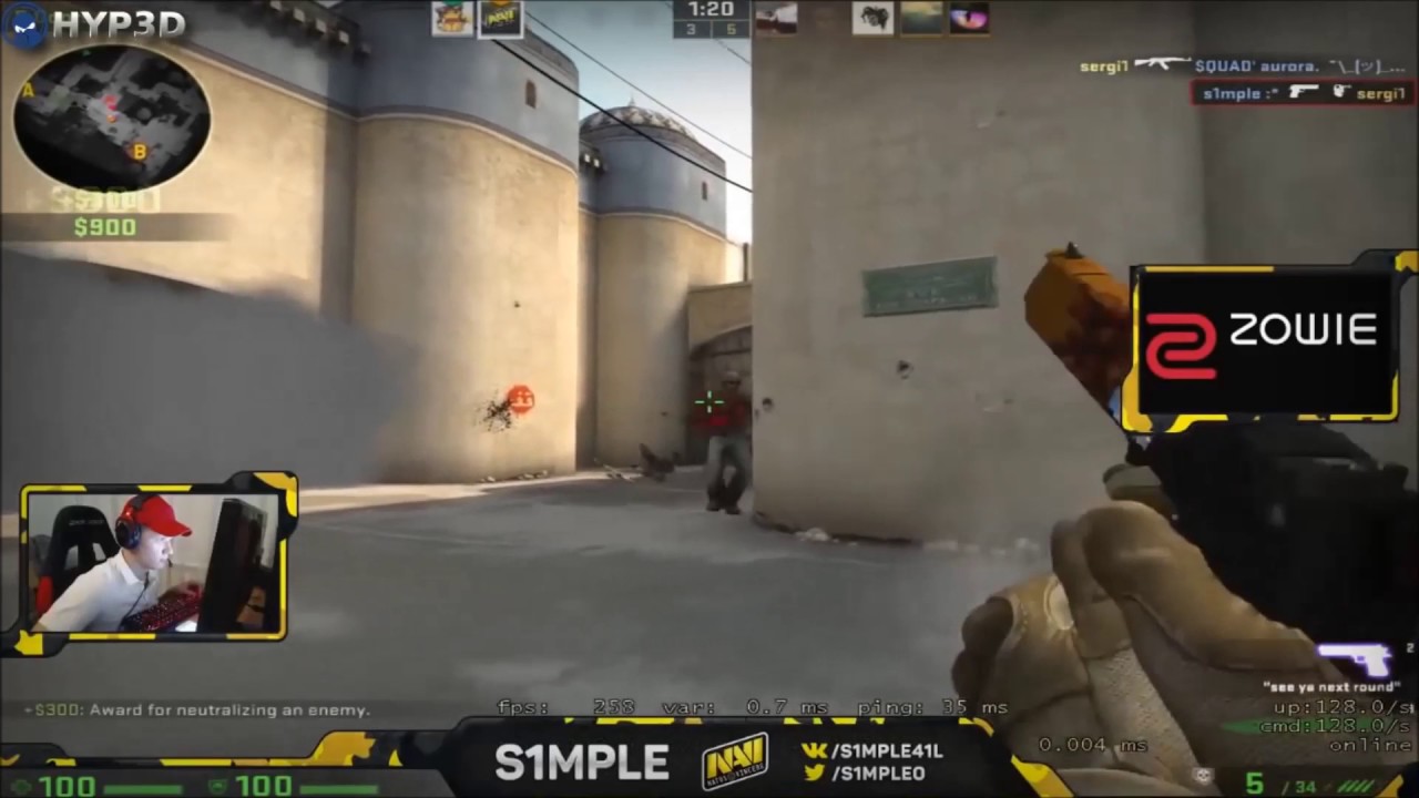 Csgo : Best of S1mple ( Highlights,insane plays,clutches ..... more ...