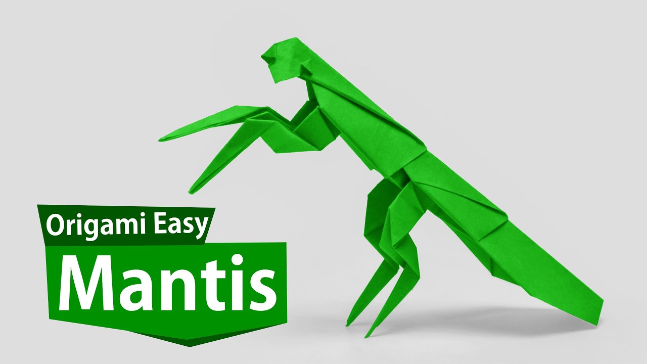 Origami Mantis - Remake by Meysam - YouTube