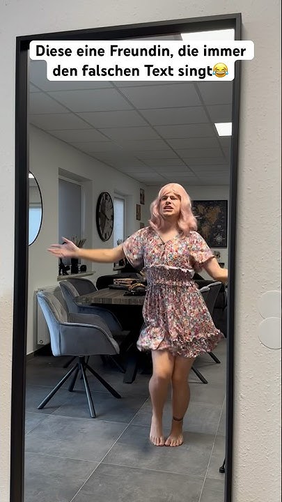 Diese eine Freundin, die immer den falschen Text singt😂 - YouTube