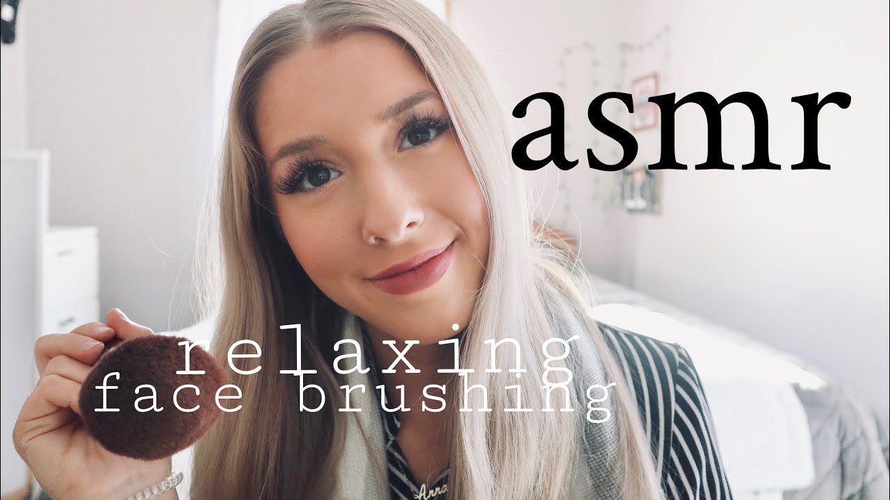 ASMR Face Brushing & Personal Attention 😌 - YouTube