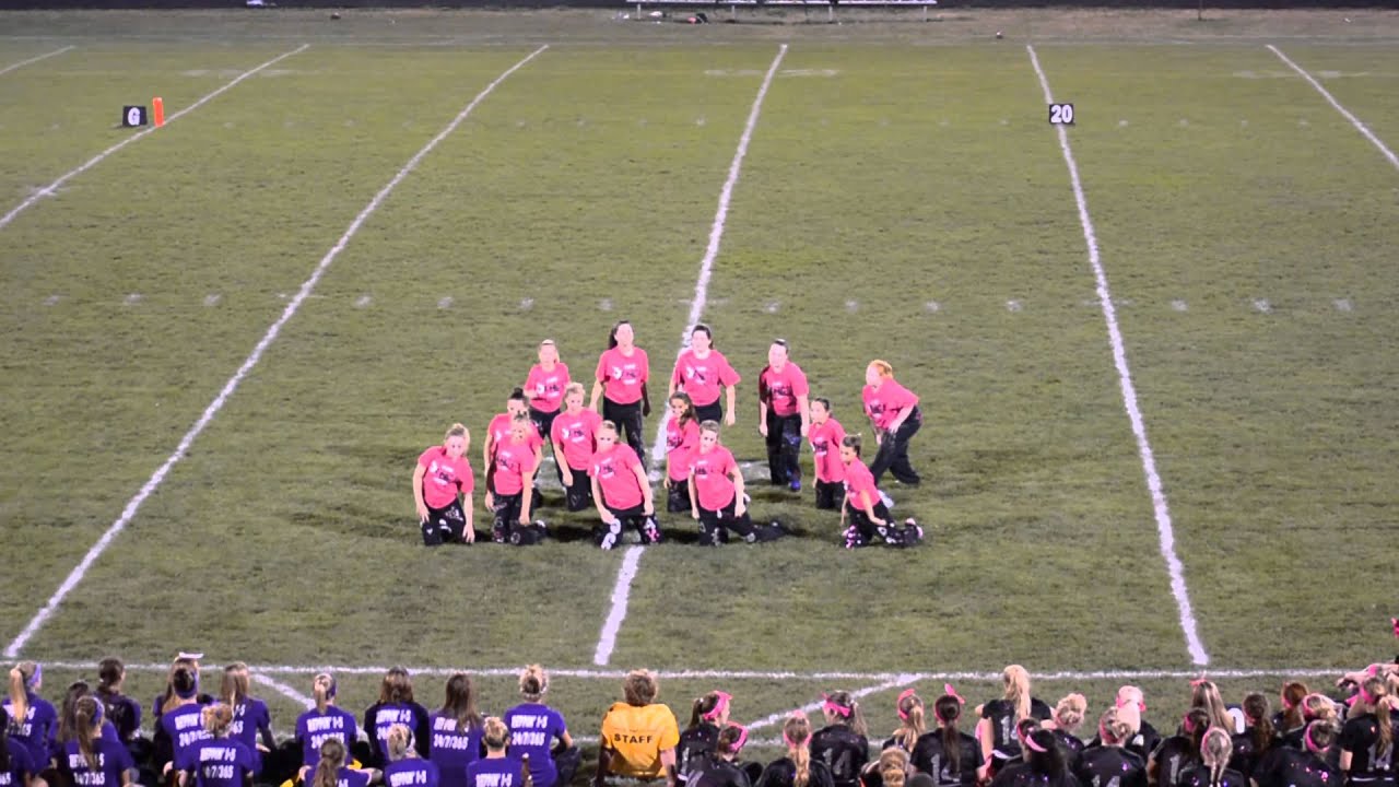 2013-09-1800 CJHS Dance Team Hip Hop - Homecoming Powder Puff - YouTube