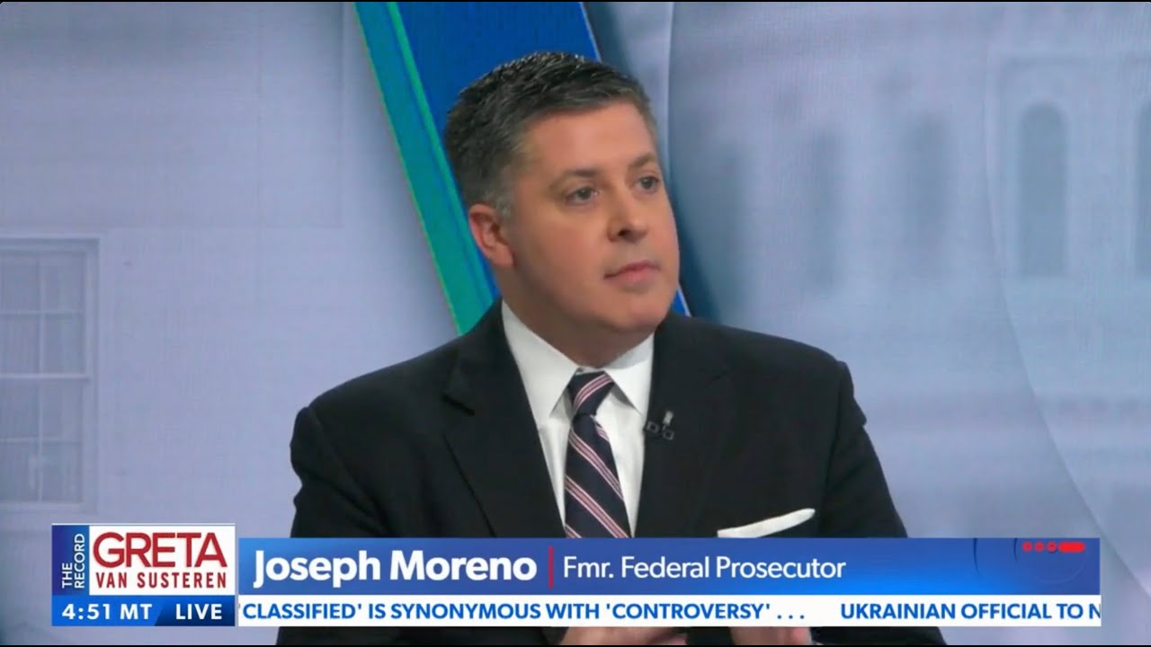 Joseph Moreno on NewsmaxTV With Greta Van Susteren on Biden Special ...