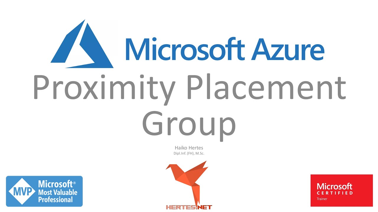 Microsoft Azure ☁️ Proximity Placement Group - YouTube