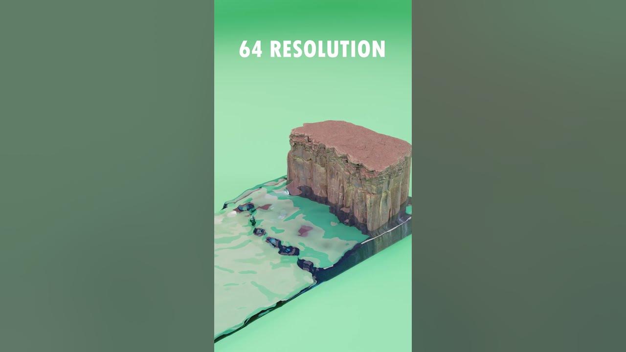 Satisfying 3D Wave Simulation 💦😋 #animation #3danimation #simulation # ...