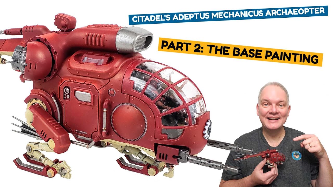 Citadel's Adeptus Mechanicus Archaeopter Part 2: The Base Painting ...