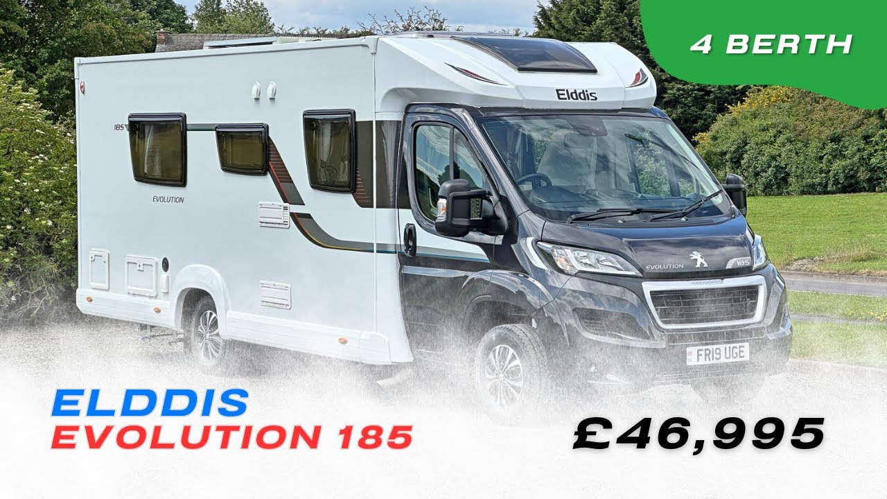 2019 Elddis Autoquest Evolution 185, 4 Berth Motorhome | £46,995 - YouTube