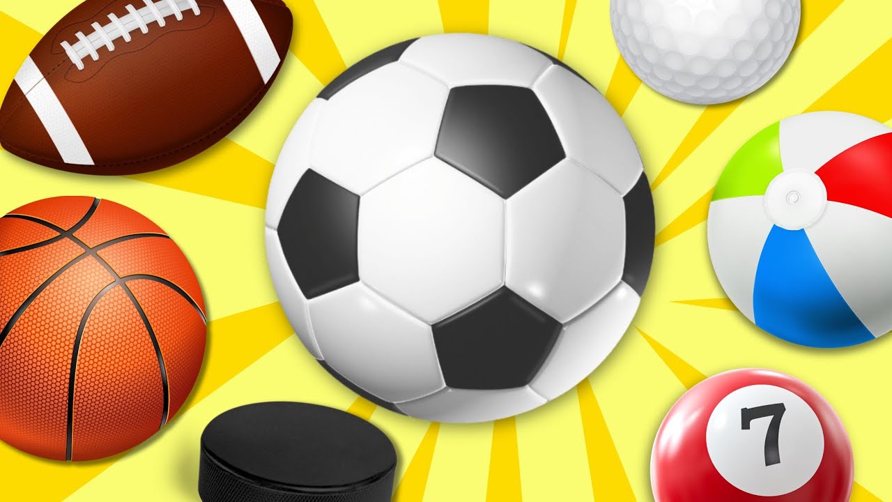 60 MINUTES Easy Balls for Kids! | Learn Sports Balls for Kids! - YouTube