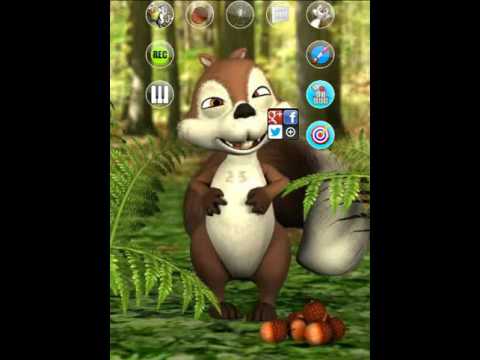 Talking James Squirrel Free Virtual Pet Game For Kids - YouTube