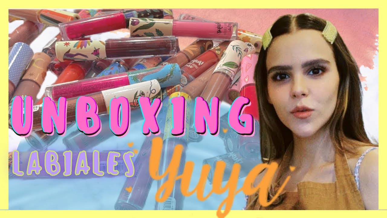 Unboxing labiales de @Yuya || Como se ven los labiales de YUYA ️ || PT ...