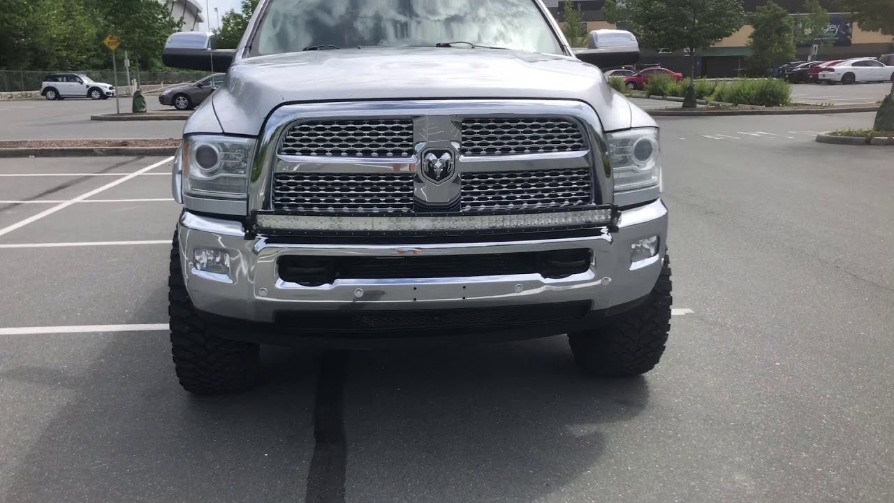 2016 Ram 3500 Mega Cab lifted stk#43774 - YouTube