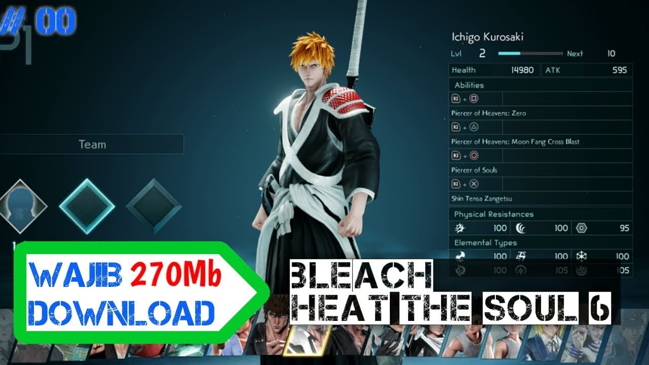 DOWNLOAD GAME PPSSPP BLEACH HEAT THE SOUL 6 ( 270 MB) GAME HIGH ...
