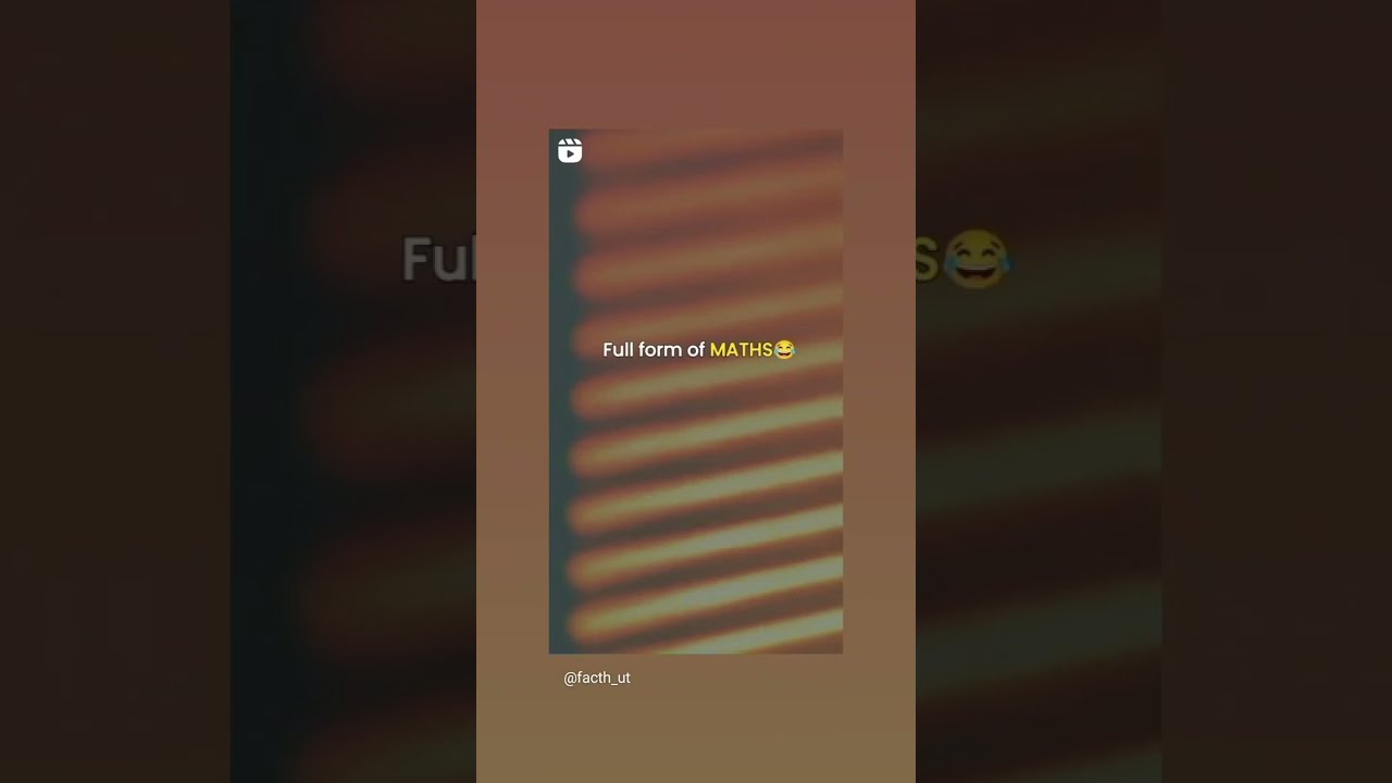 Funny Full Form Of Maths Fff YouTube Funny Full Form Of Maths Fff YouTube