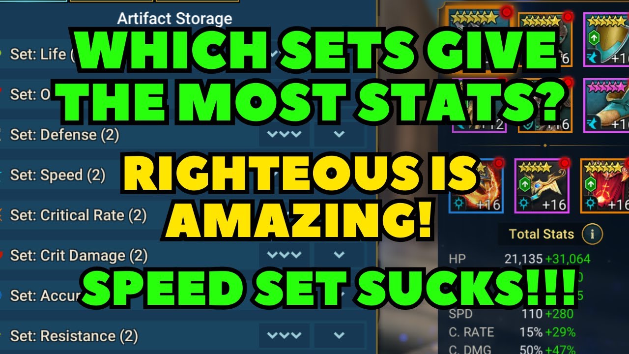 A Full Breakdown and Ranking Of All Stat Sets. - YouTube