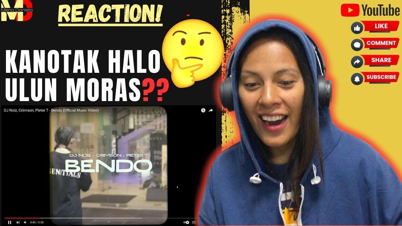 [Reaction] DJ Noiz, Criimson, Pieter T - Bendo (tenke panadol duni) Mena Daniela - YouTube