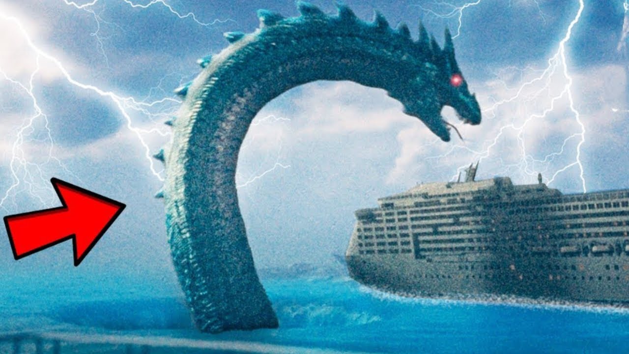 REAL LIFE SEA MONSTERS CAUGHT ON CAMERA !! - YouTube