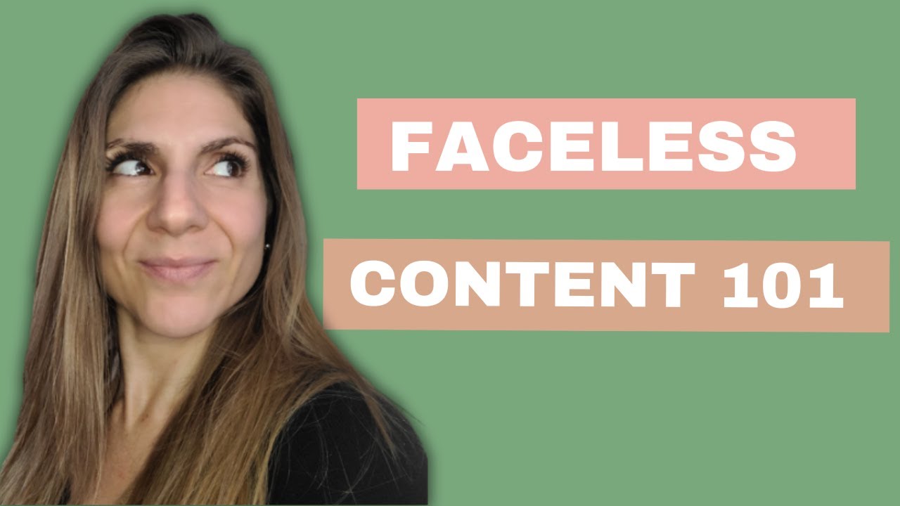 How to Make Faceless Content (The Ultimate Guide) - YouTube