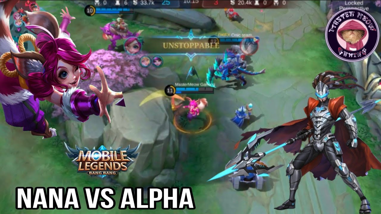 Nana Gameplay 2024 | Nana vs Alpha 2 #mlbb #mobilelegends - YouTube