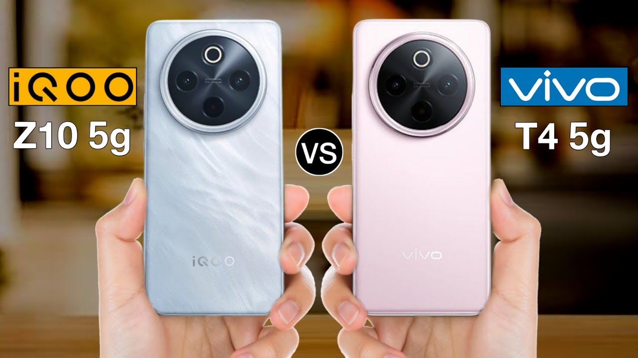 iqoo z10 vs vivo t4 - full comparison ⚡ which one is better - YouTube