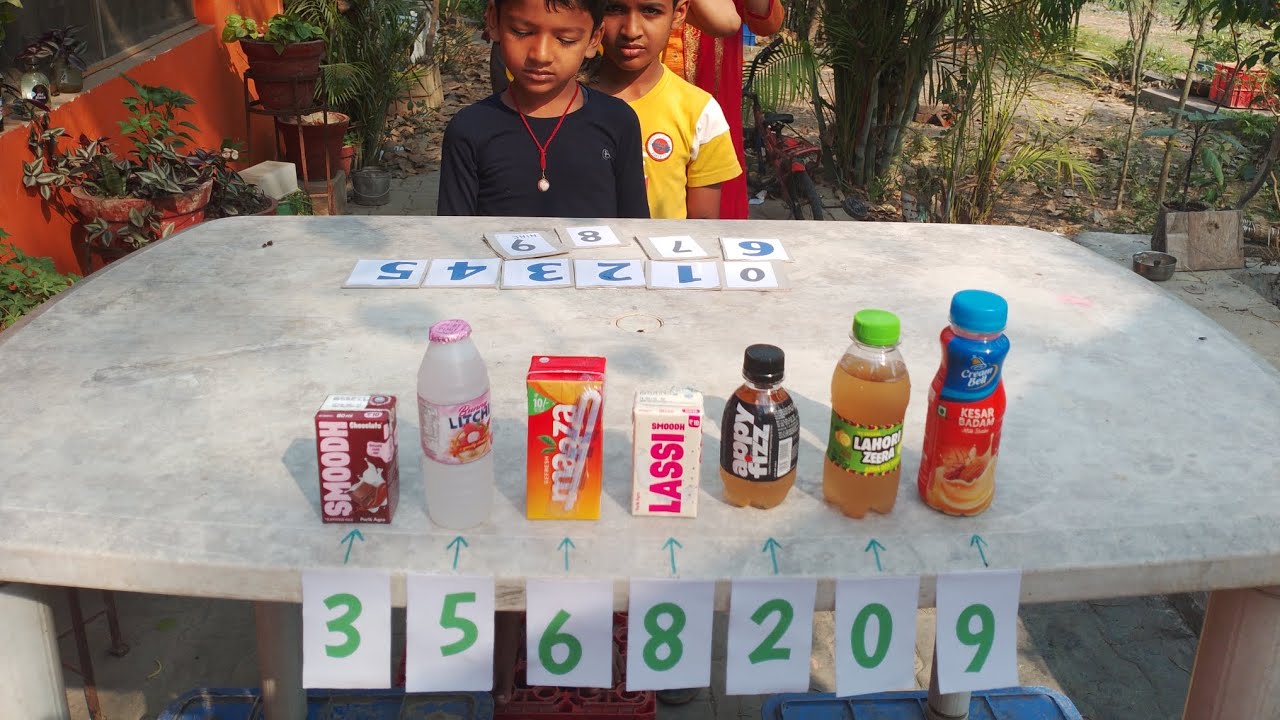 Drinks with numbers @TikdamActivities - YouTube