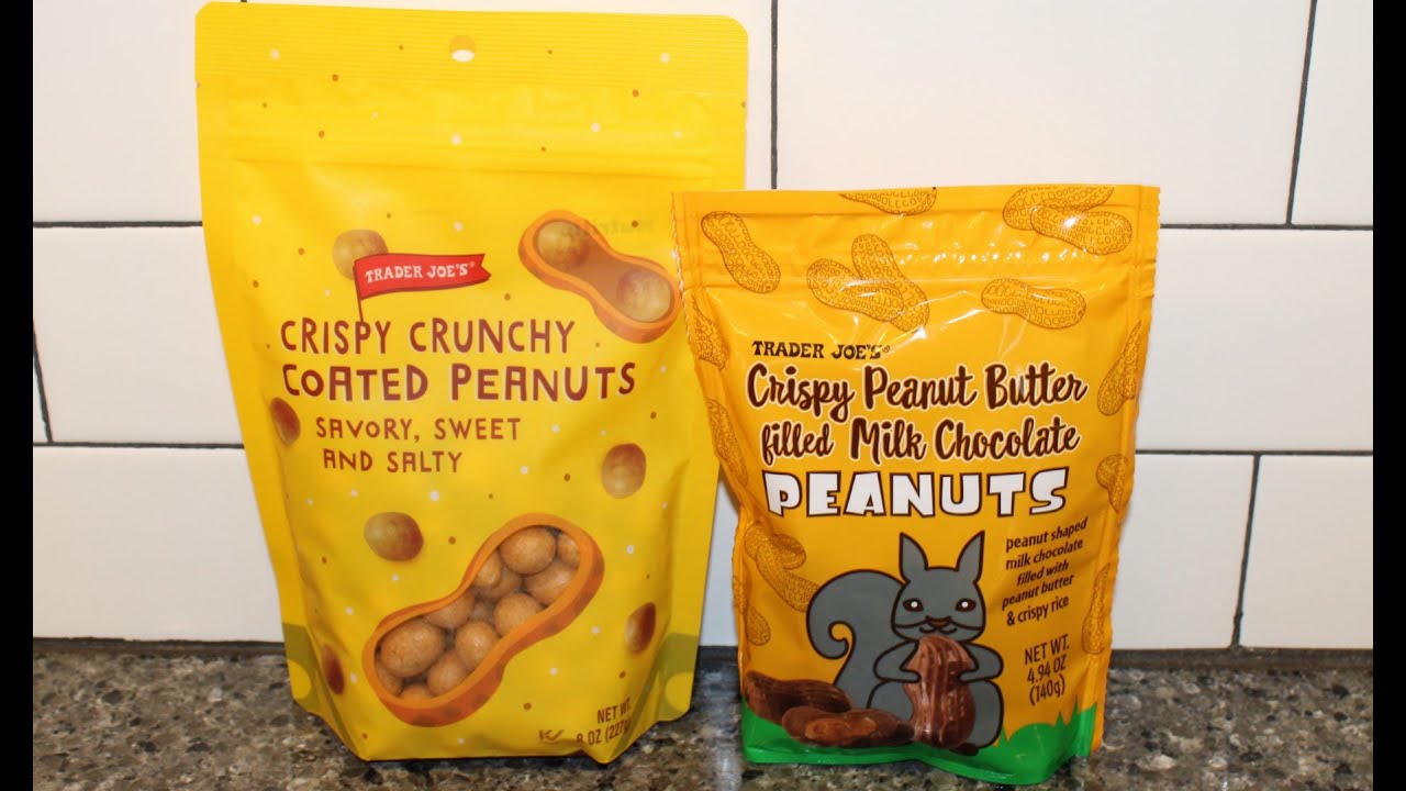 Trader Joe’s: Crispy Crunchy Coated Peanuts & Crispy Peanut Butter ...