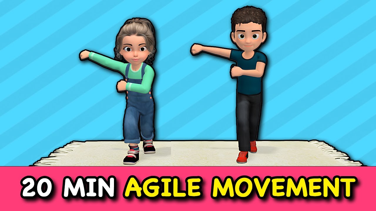 Kids Flex & Flow: 20 Min Agile Movement Workout - YouTube