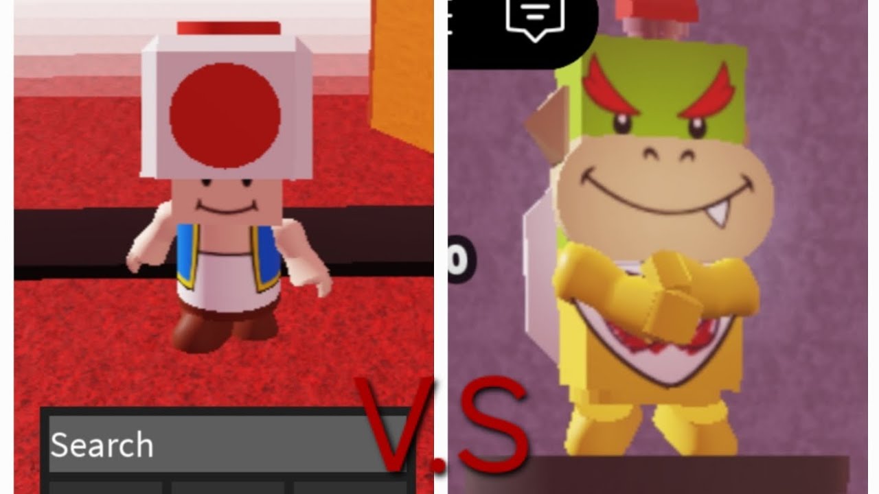 Toad (with some Power-Ups) VS Bowser Jr - YouTube