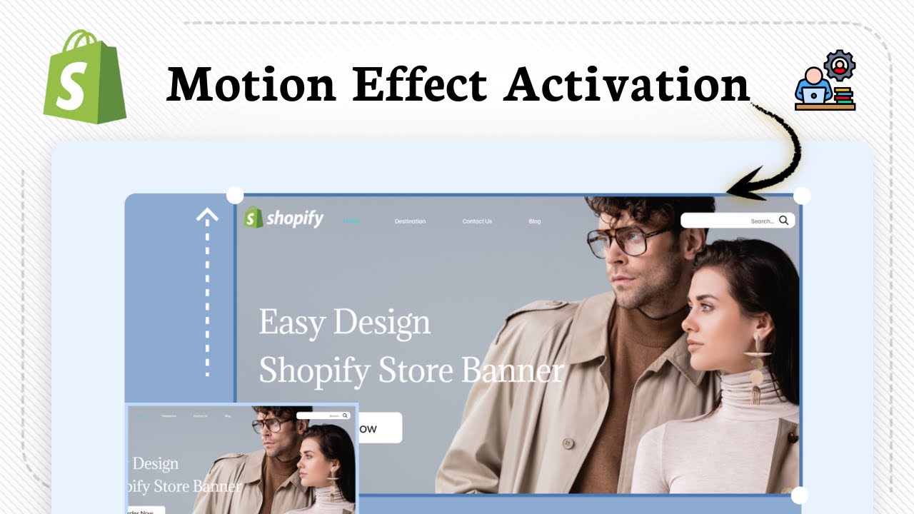 How to add animation to an image banner in Shopify - YouTube