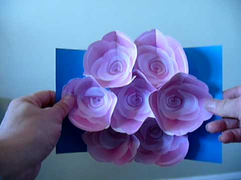 7-Flower Rose Pop-Up Bouquet - YouTube
