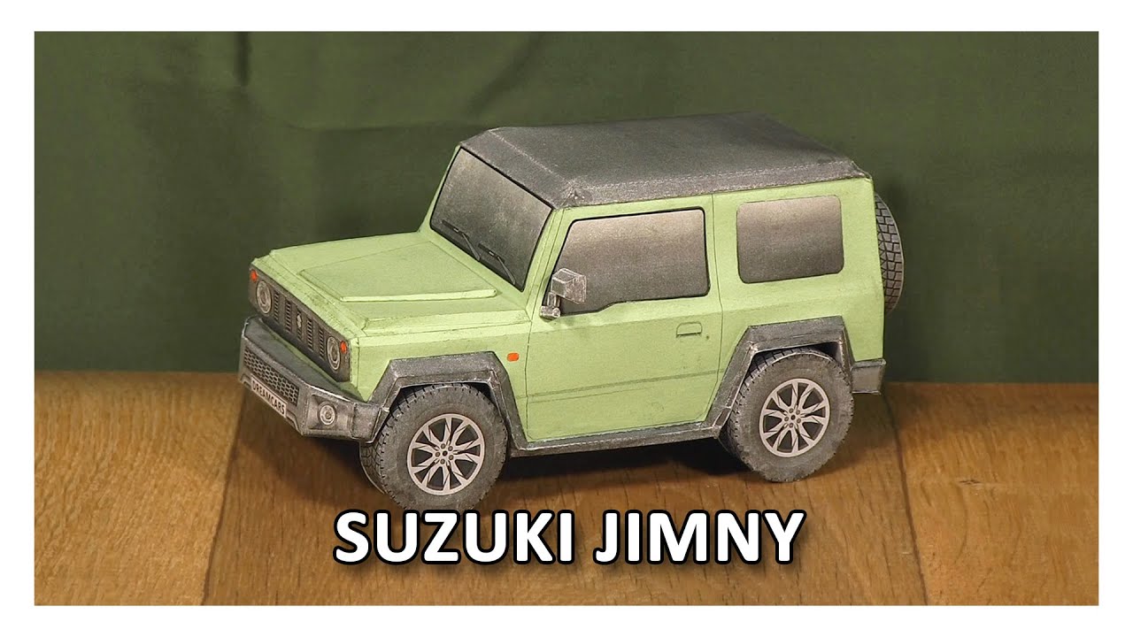 DIY Suzuki Jimny Paper Model - YouTube