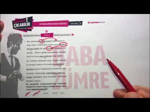 KPSS Türkçe 3 - Dikkat Çıkabilir! ÖSYM'nin vazgeçemediği soru tipleri.. Onur TOHUM